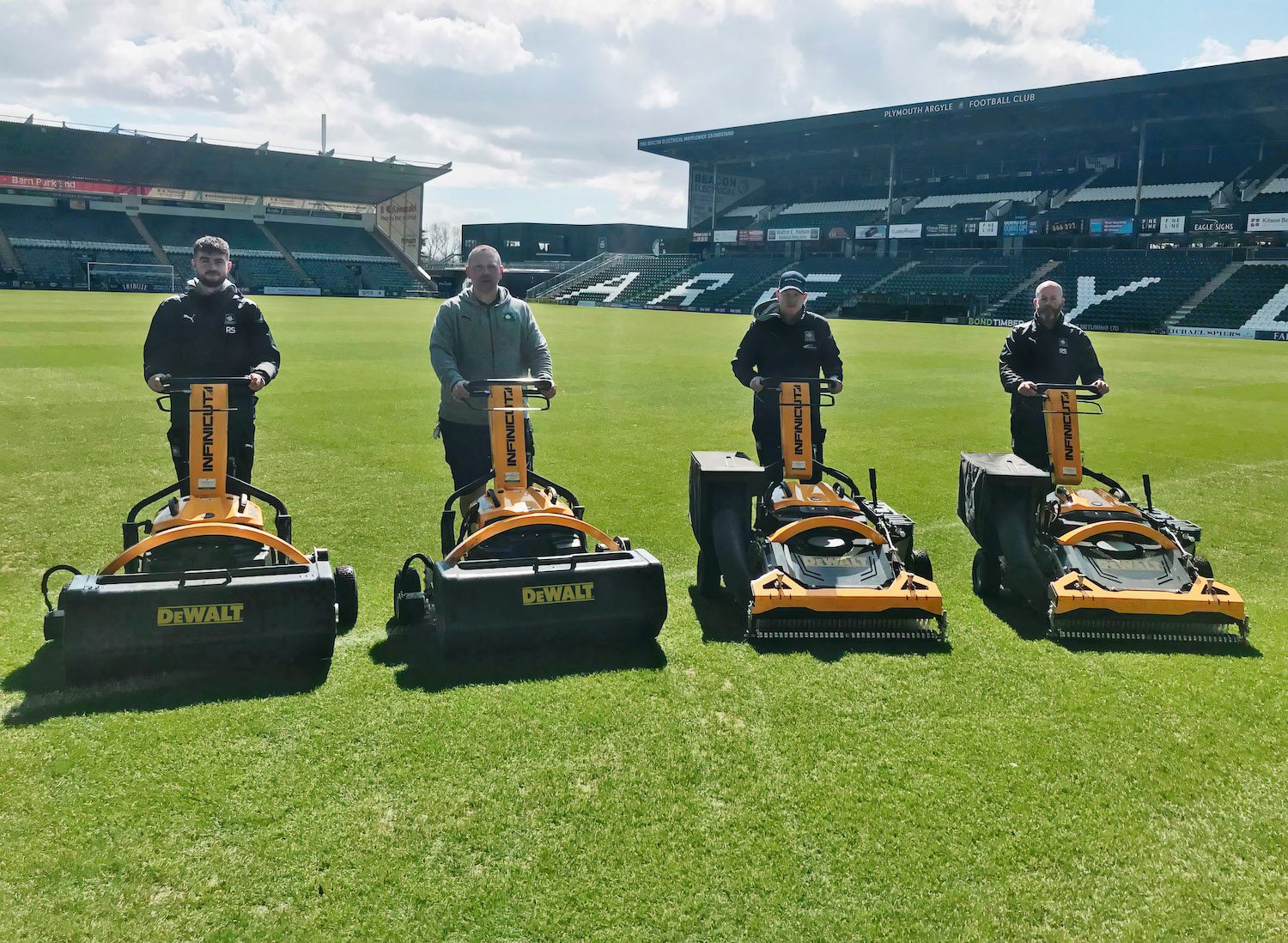 INFINICUT® mowers enter Home Park, Plymouth | The Landscaper Magazine